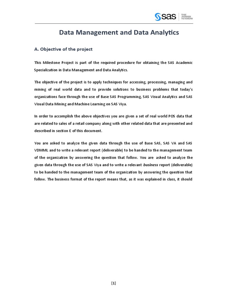 1 Sas-Assignment | PDF | Finance & Money Management | Computers