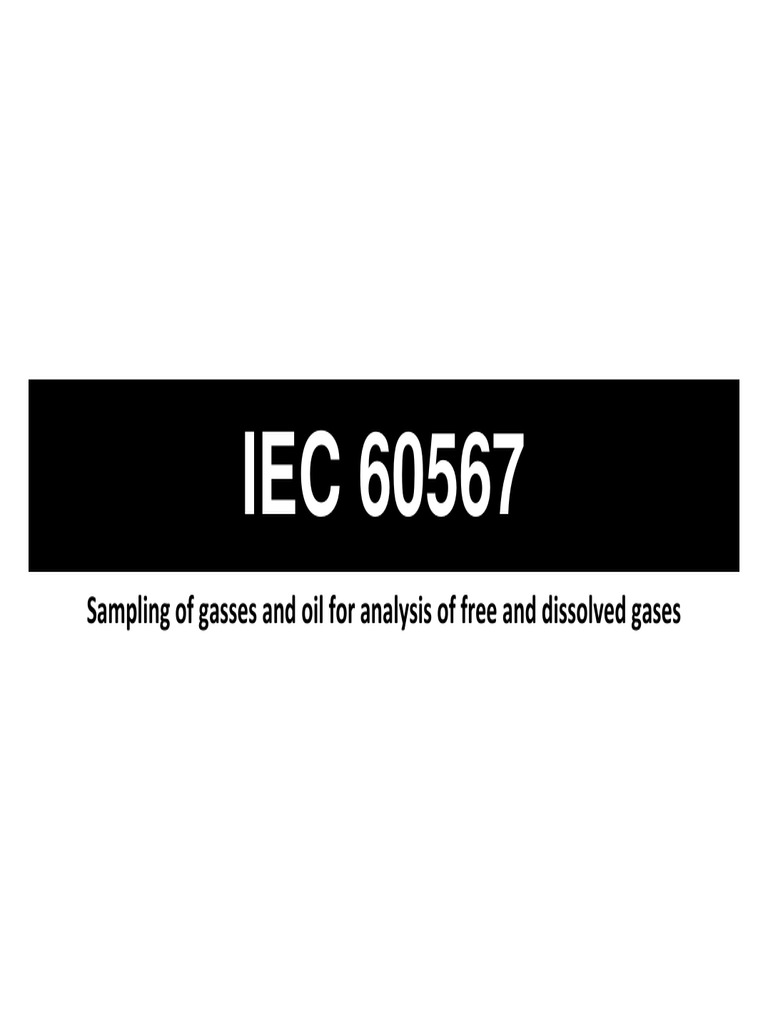 Rev1-Part III - Iec 60567 | PDF | Gas Chromatography | Petroleum