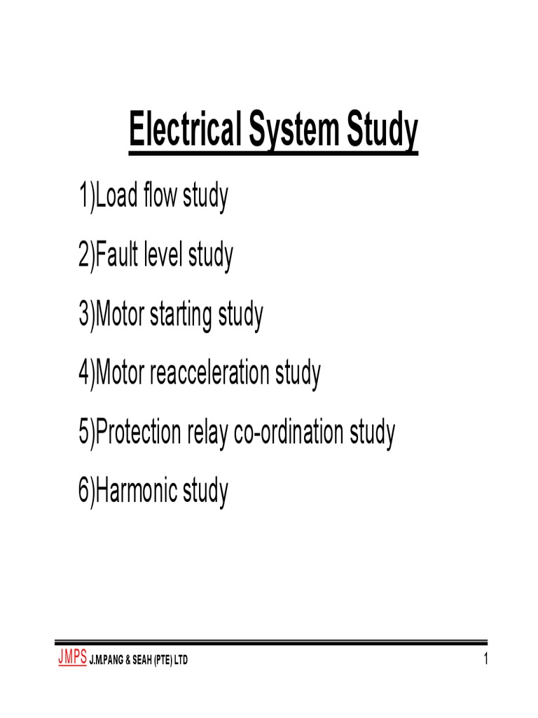Presentation Slides On Electrical System Study | PDF | Electric Motor ...