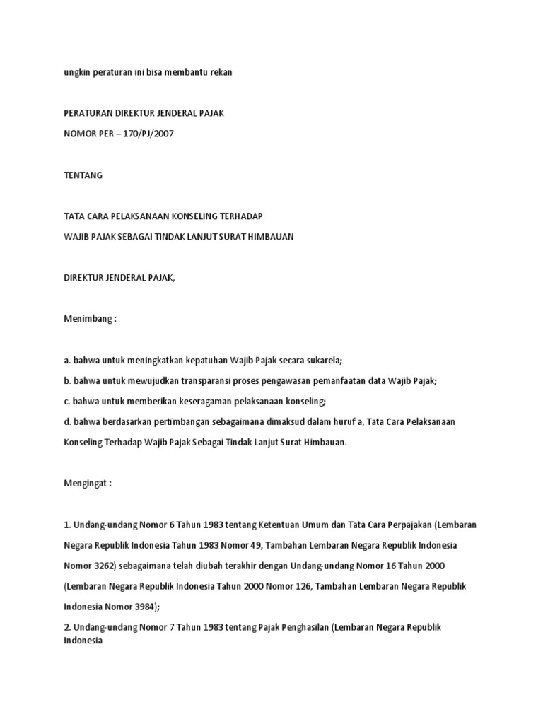 Panduan Pajak 2024 | PDF