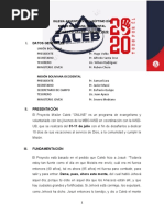 Misión Caleb 2025: Jóvenes en Acción | PDF