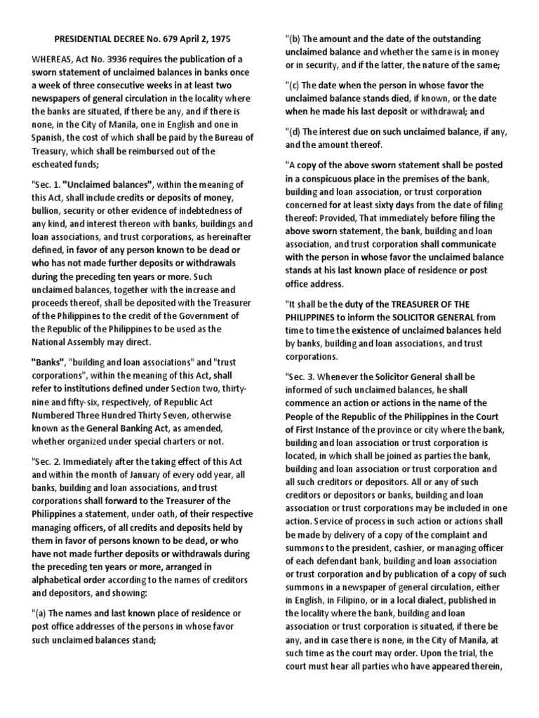 Reviewer Unclaimed Balances Act | PDF | Banks | Deposit Account