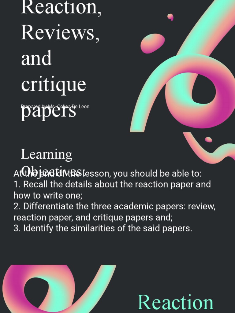 Differences and Similarities of Discussed Academic Papers | PDF ...