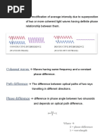 Wave Optics All Derivations | PDF | Maxima And Minima | Light