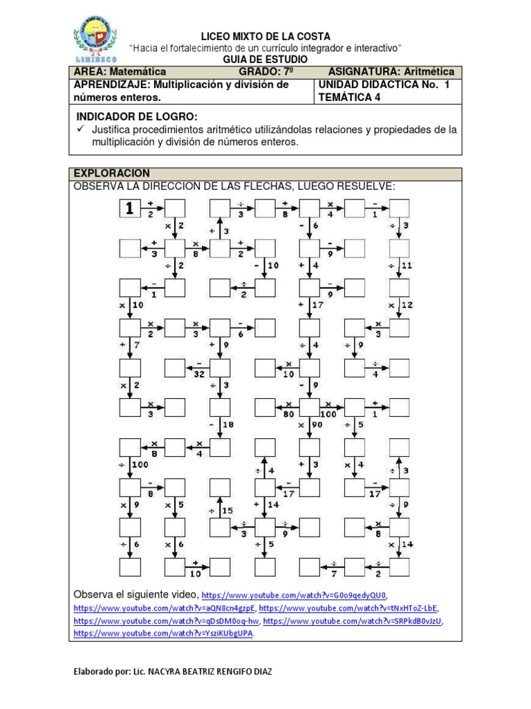 GUIA DE APRENDIZAJE - 7o ARITMÉTICA #1 | PDF | Finanzas y ... GUIA DE APRENDIZAJE - 7o ARITMÉTICA #1 | PDF | Finanzas y ...