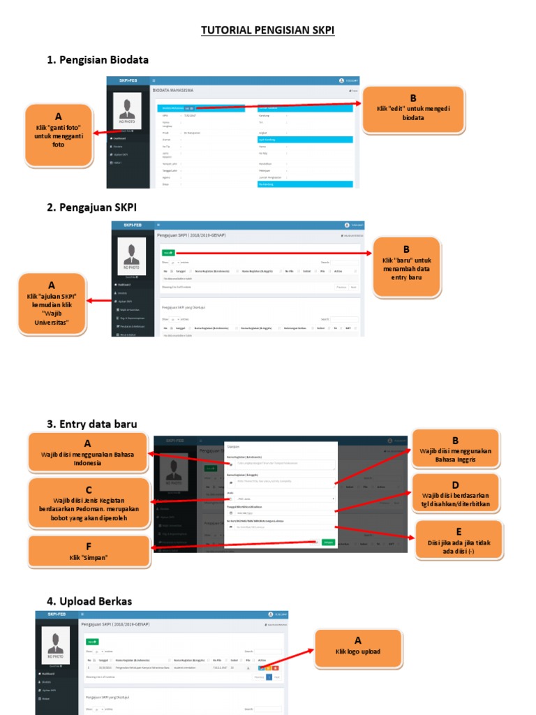 Panduan Lengkap Pengisian SKPI | PDF