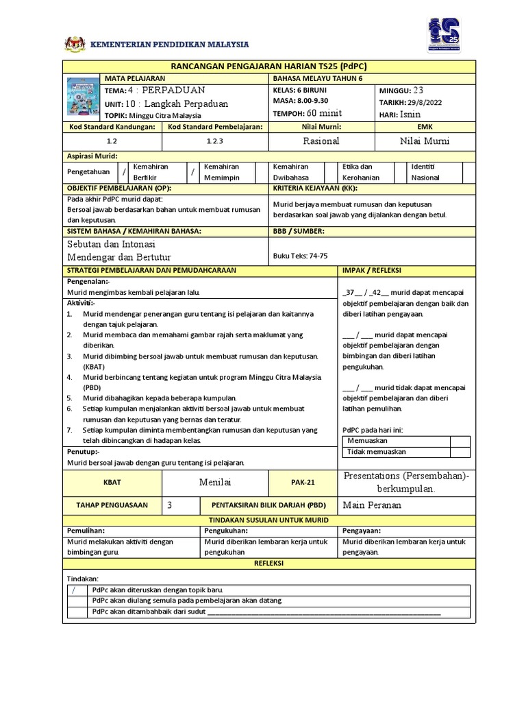 RPH Husnil M23 2022 | PDF