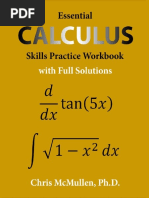 Essential Calculus Skills Practice Workbook With Full Solutions | PDF ...