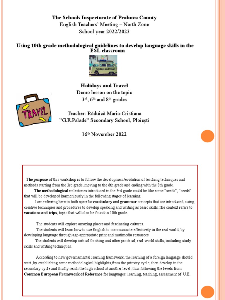 RADUICA Holidays Travel | Download Free PDF | English As A Second Or ...