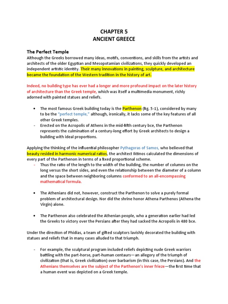 Chapter 5 Ancient Greece | PDF | Twelve Olympians | Zeus