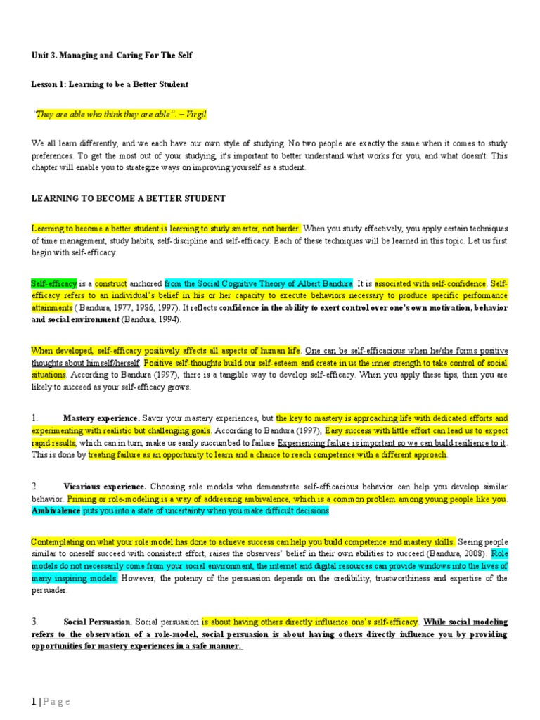 Lesson 1 3 UTS Ready To Print | PDF | Stress (Biology) | Motivational