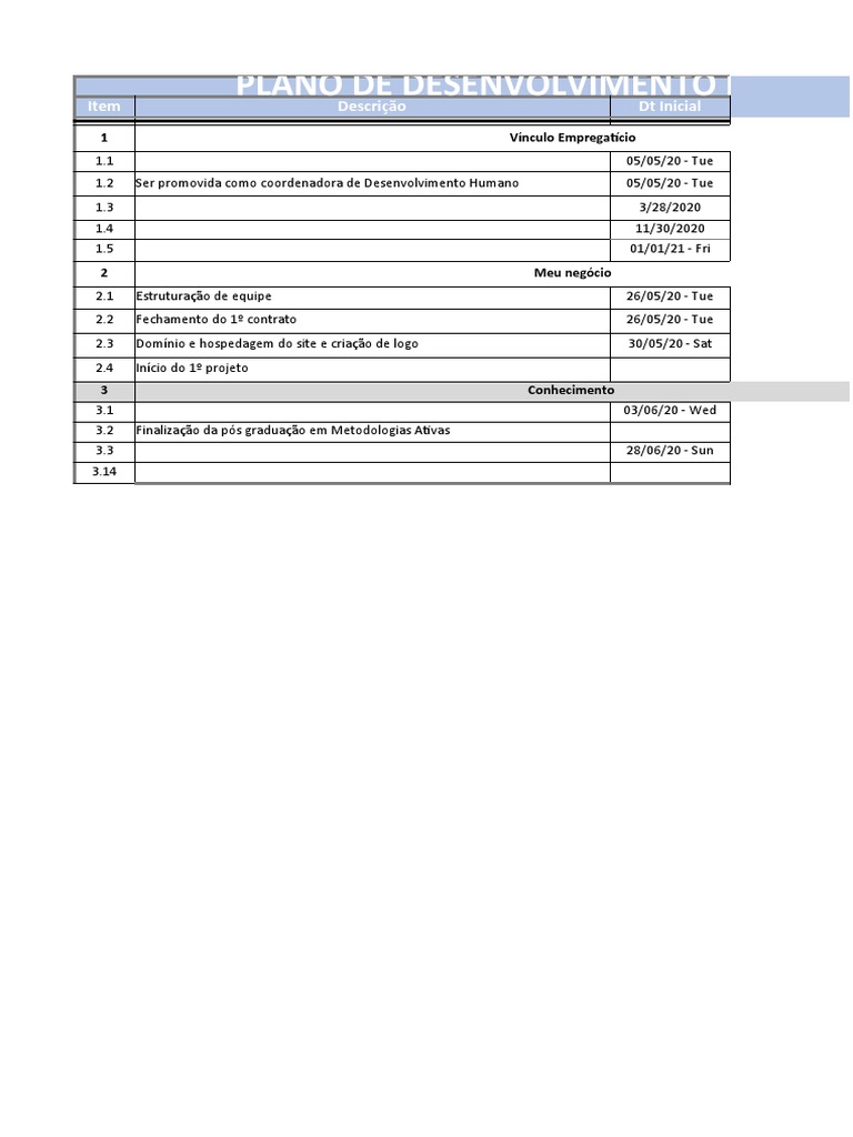 Cópia de PDI - MODELO SIMPLES | PDF