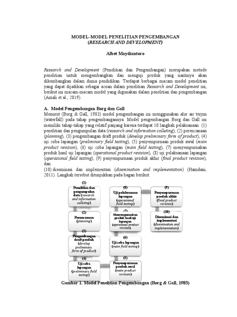 Bahan Teknik Uji Coba Model | PDF