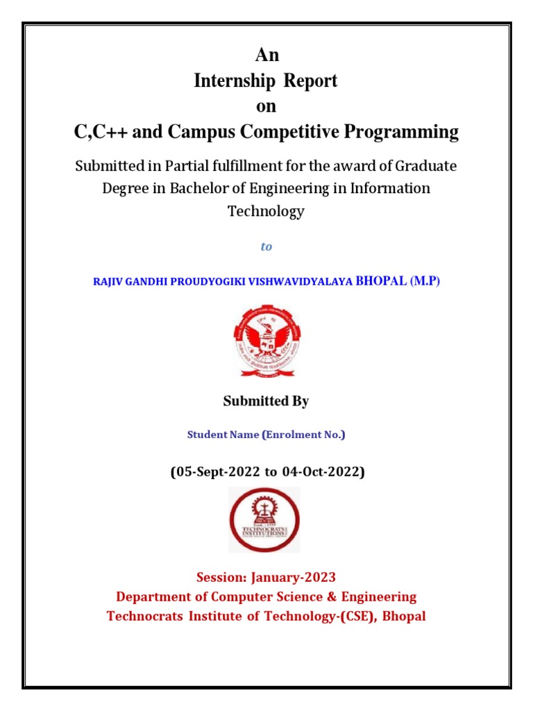 Final Internship Report | PDF | Computer Data Storage | Programming