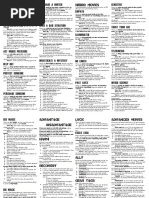 Monster of The Week Hunter Reference Sheets 2.0 | PDF