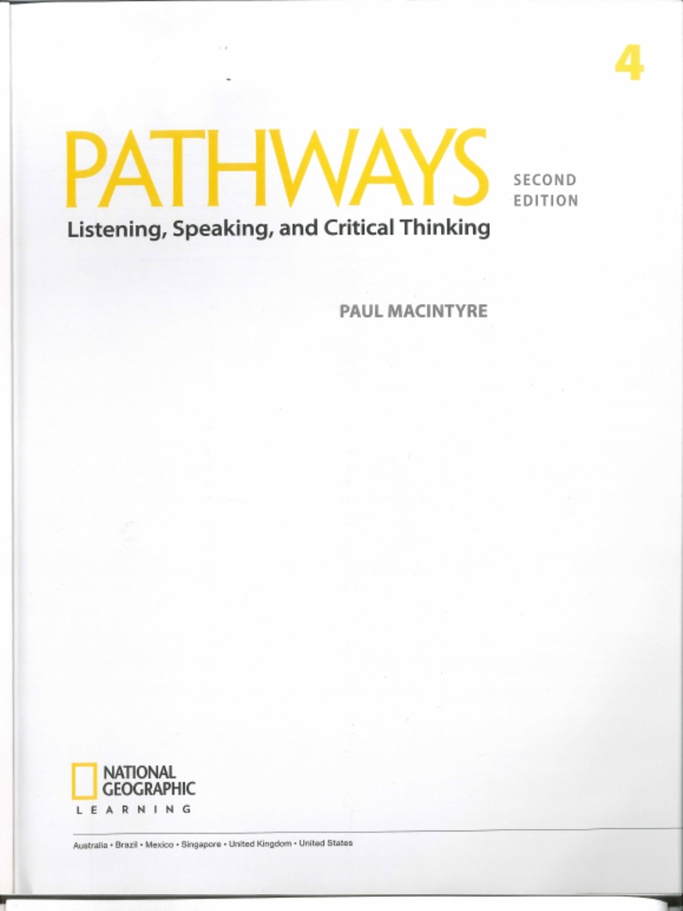 Pathways Listening and Speaking 4 - Student - S Book | PDF