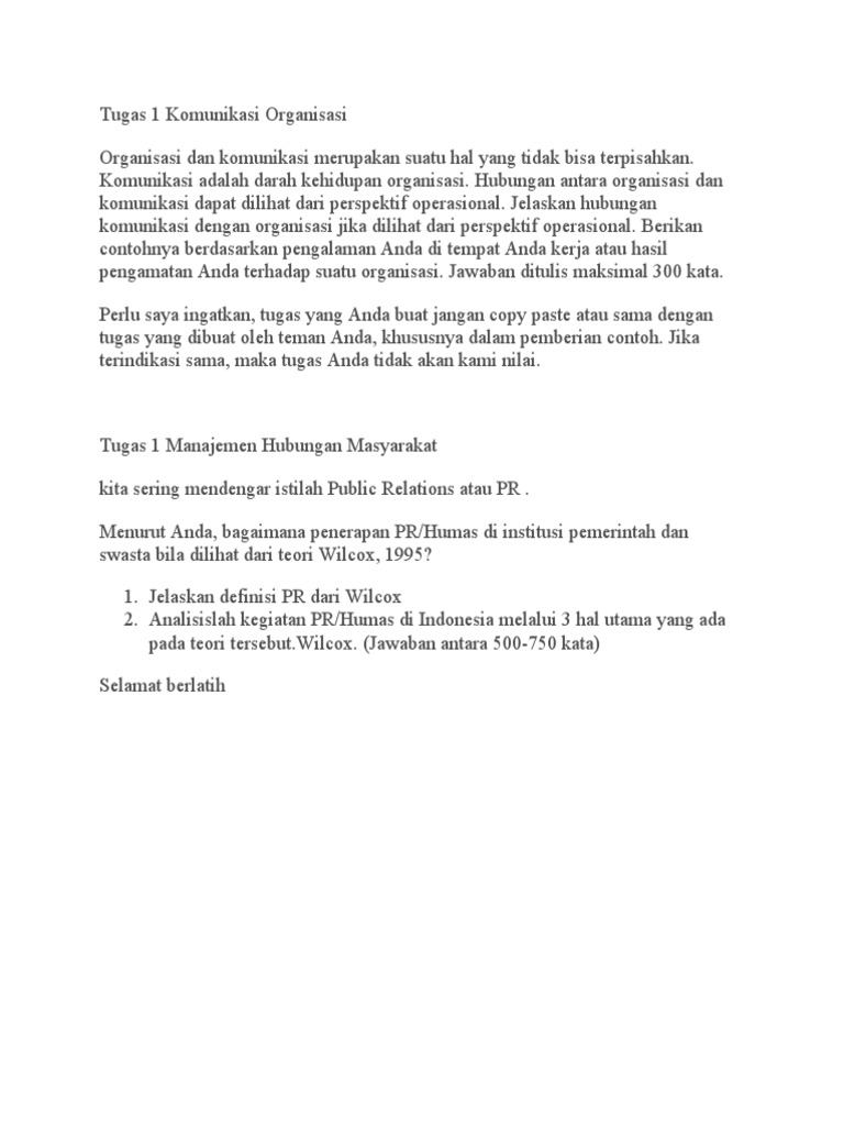 Tugas 1 Ut Semester 7 Pdf