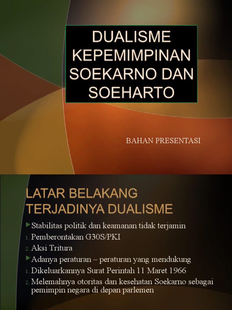 1-d-DUALISME KEPEMIMPINAN SOEKARNO DAN SOEHARTO | PDF