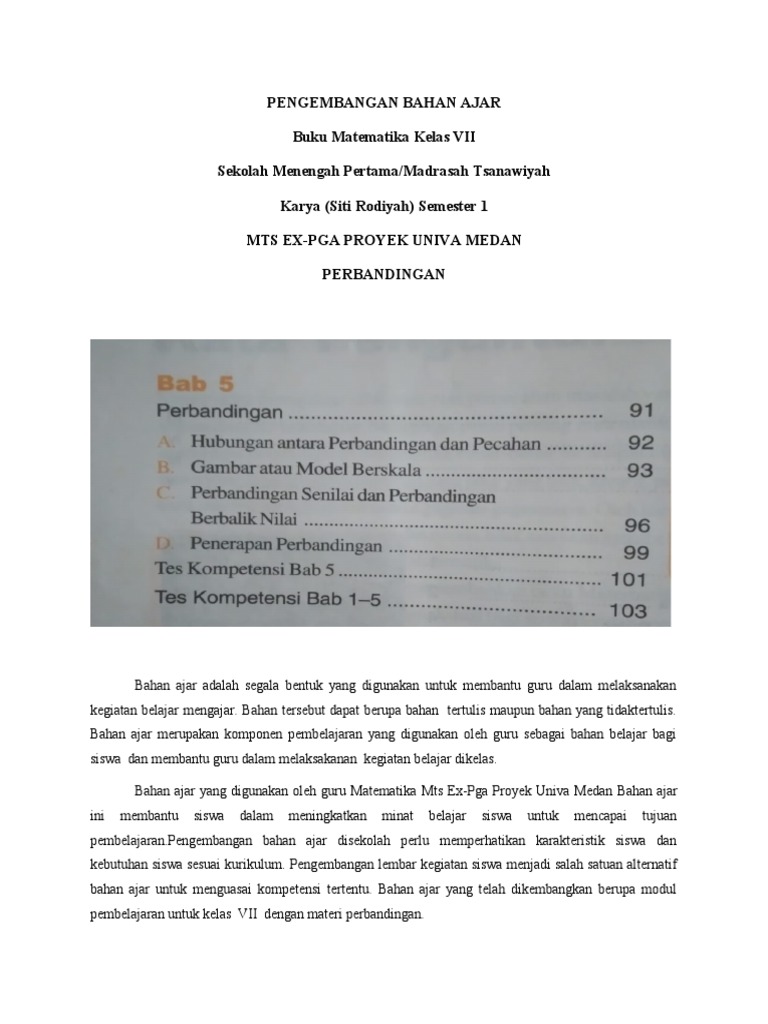 Pengembangan Bahan Ajar | PDF