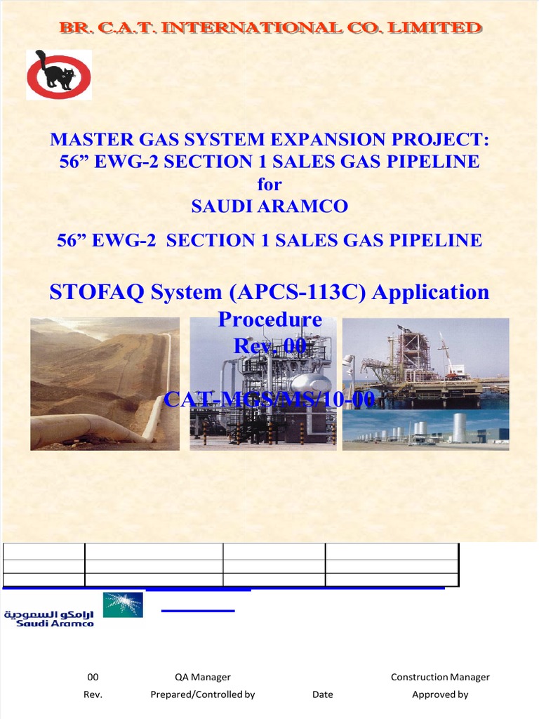 Procedure of Apcs-113c | Download Free PDF | Corrosion | Pipe (Fluid ...