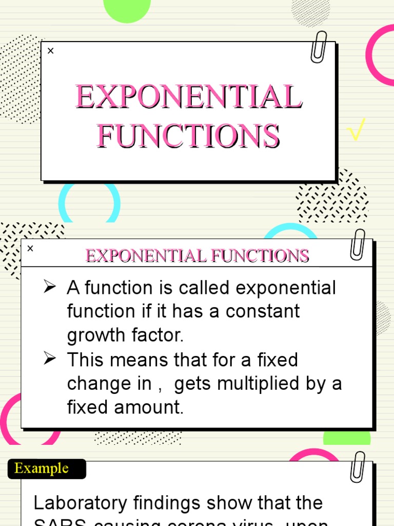 Exponential Function Pdf Exponentiation Exponential Function