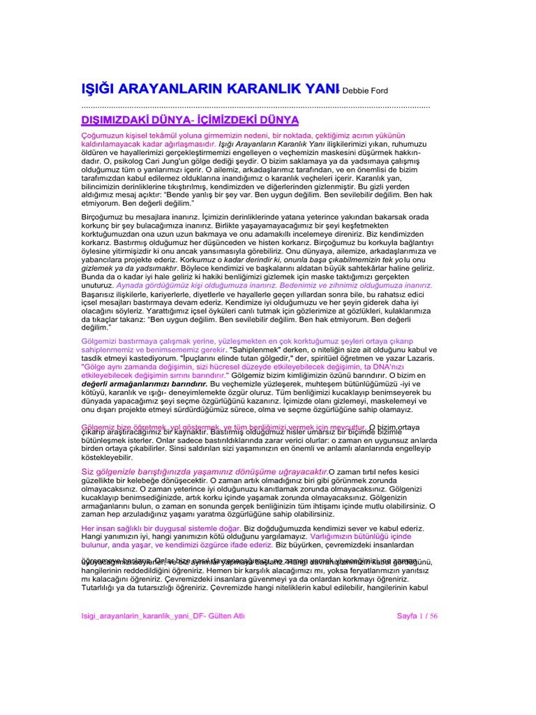 Isigi Arayanlarin Karanlik Yani DF 1 1 | PDF