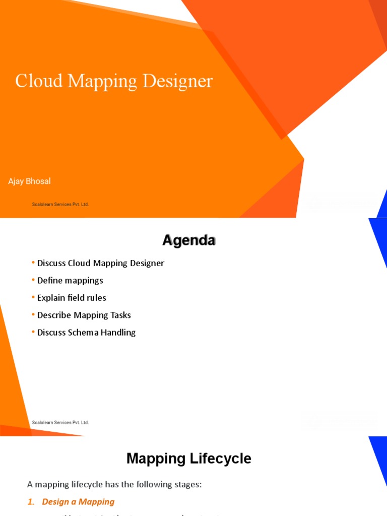 Cloud Mapping Designer Overview | PDF | Database Schema | Product Lifecycle