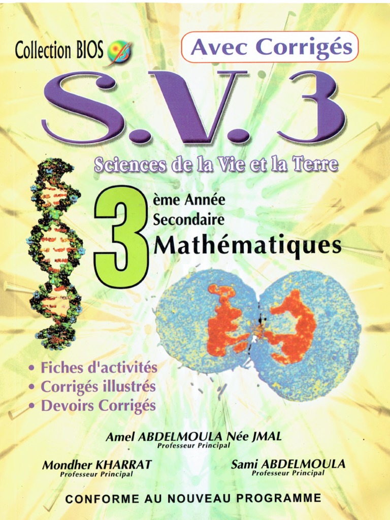 Collection Bios Sv3 3eme Math Ocr | PDF | Obésité | Fibre alimentaire
