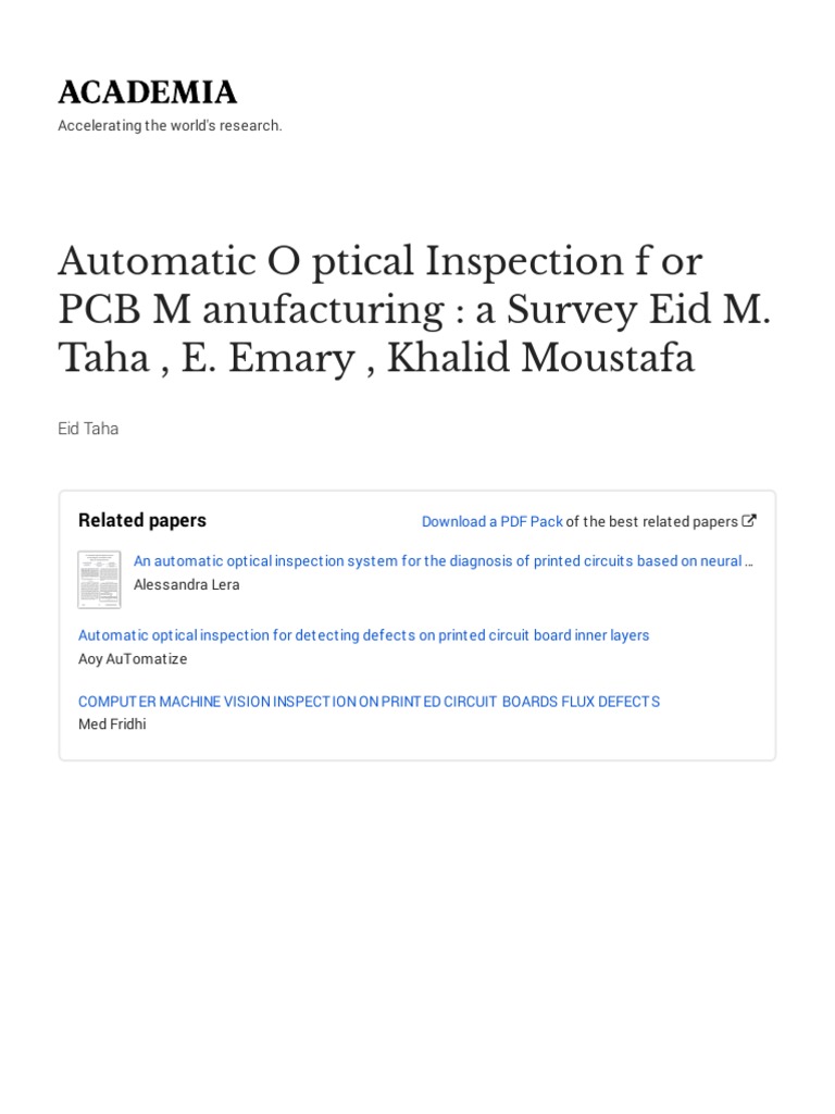 PCB Checking 3 | PDF | Printed Circuit Board | Computer Vision