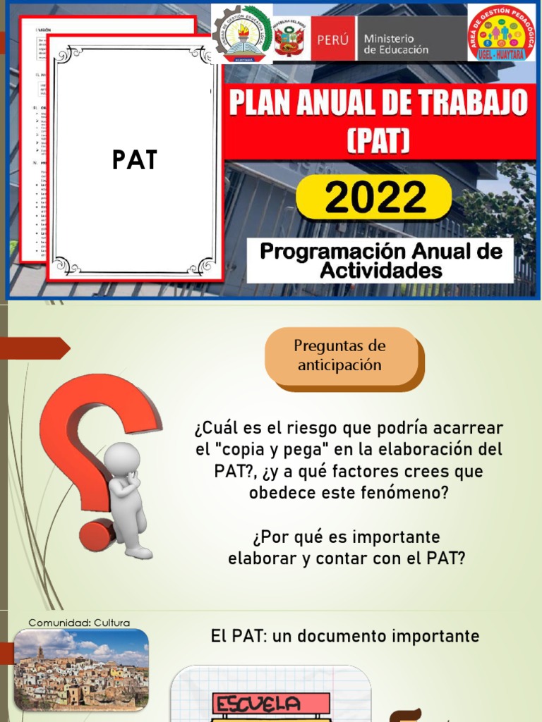 Guía PAT Resumida | PDF | Planificación | Educación primaria