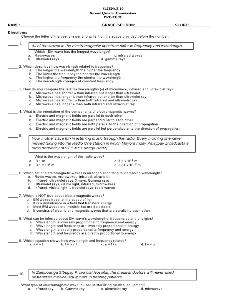 Q3 | PDF | Mirror | Electromagnetic Radiation