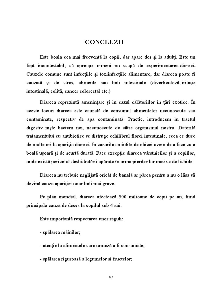 Concluzii | PDF