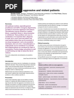 Guidelines for Acute Behavioural Disturbance | PDF | Emergency ...
