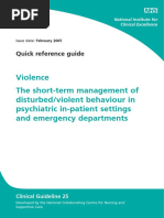 Guidelines for Acute Behavioural Disturbance | PDF | Emergency ...