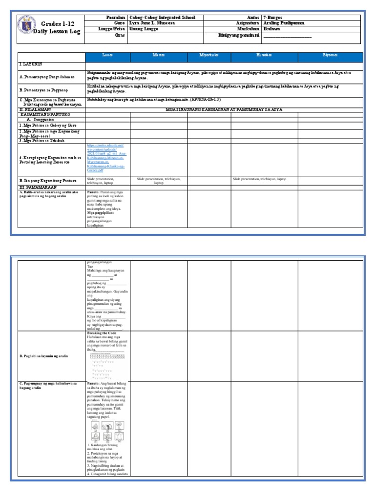 Q2 DLL8 Week 1 | PDF