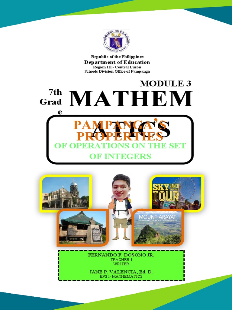 Grade 7 Integer Properties Adventure | PDF | Multiplication | Numbers