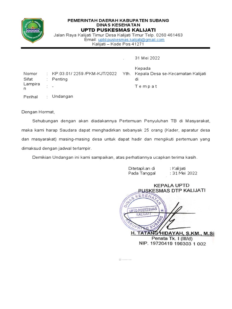 Surat Kader Jumantik | PDF