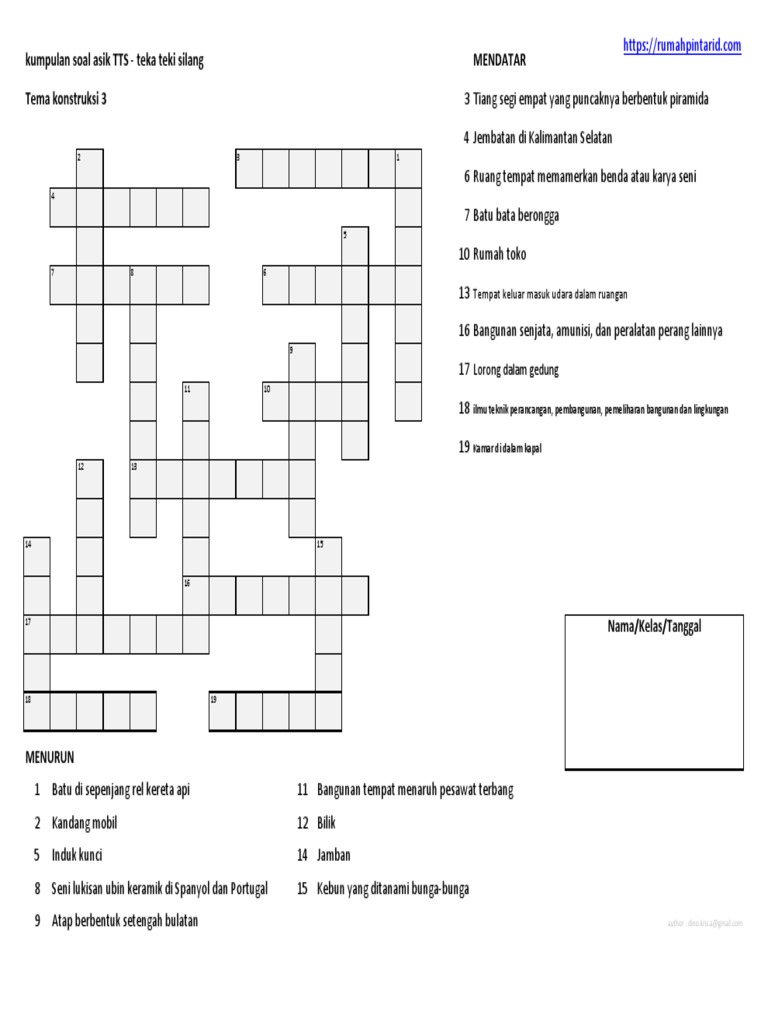TTS Anak: Tema Konstruksi | PDF