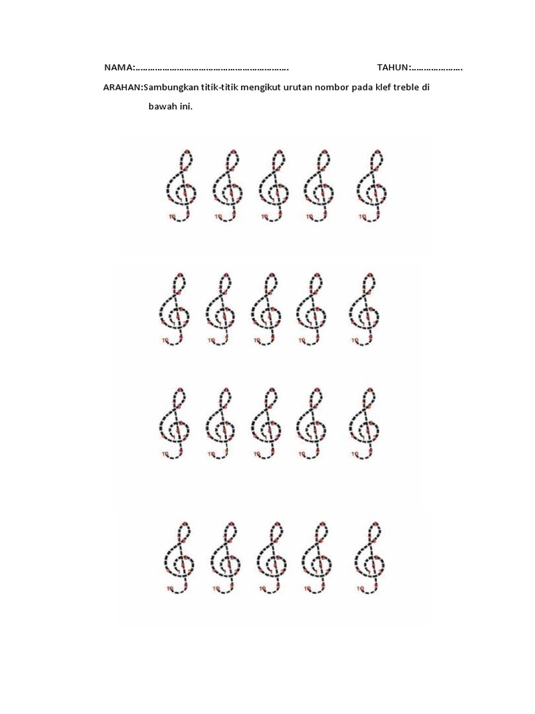Latihan Klef Trebel | PDF