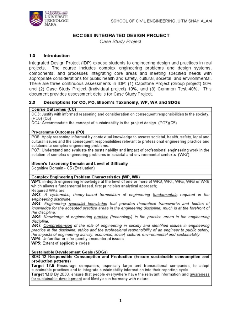 02case Study Project Main Document March 2022 - CP Final 18042022 | PDF ...