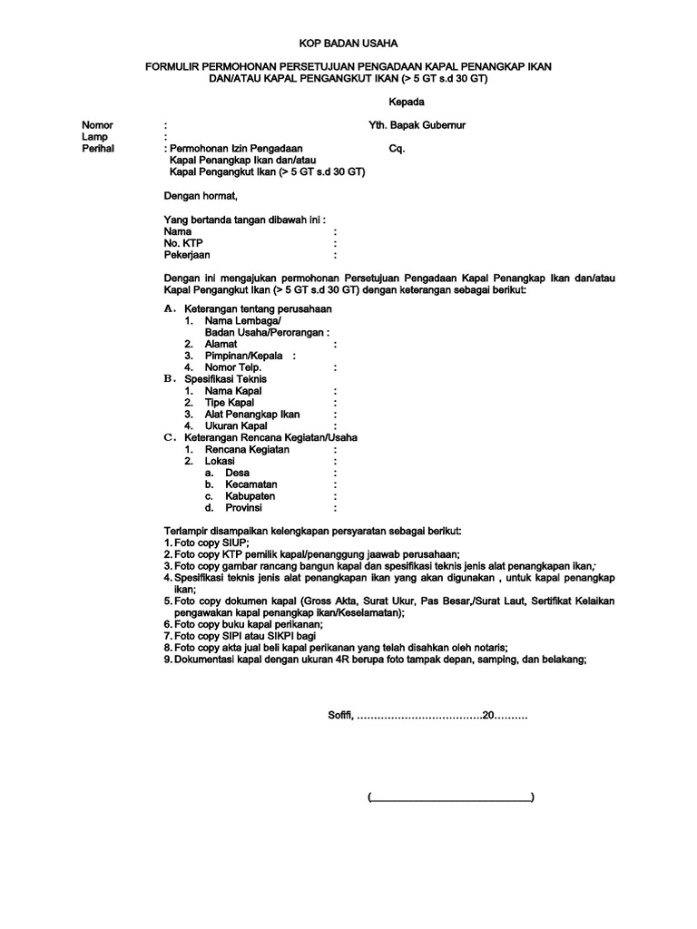 Permohonan PPKP | PDF