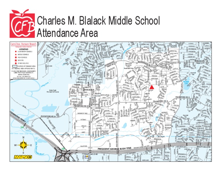 Attendance Zone Map - Blalack | PDF