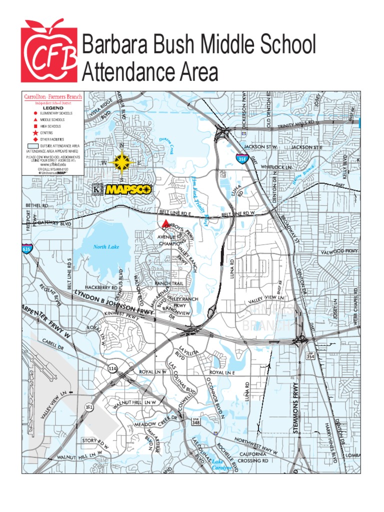 Attendance Zone Map - Bush | PDF
