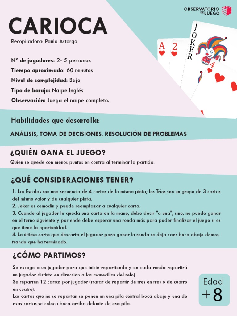 Carioca | PDF | Juego de azar