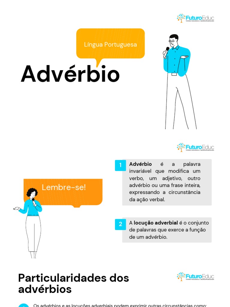 Advérbios: classificação, funções e exercícios | PDF | Advérbio ...