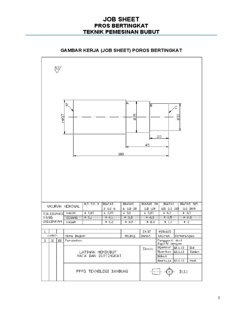 Job 1 Poros Bertingkat | PDF