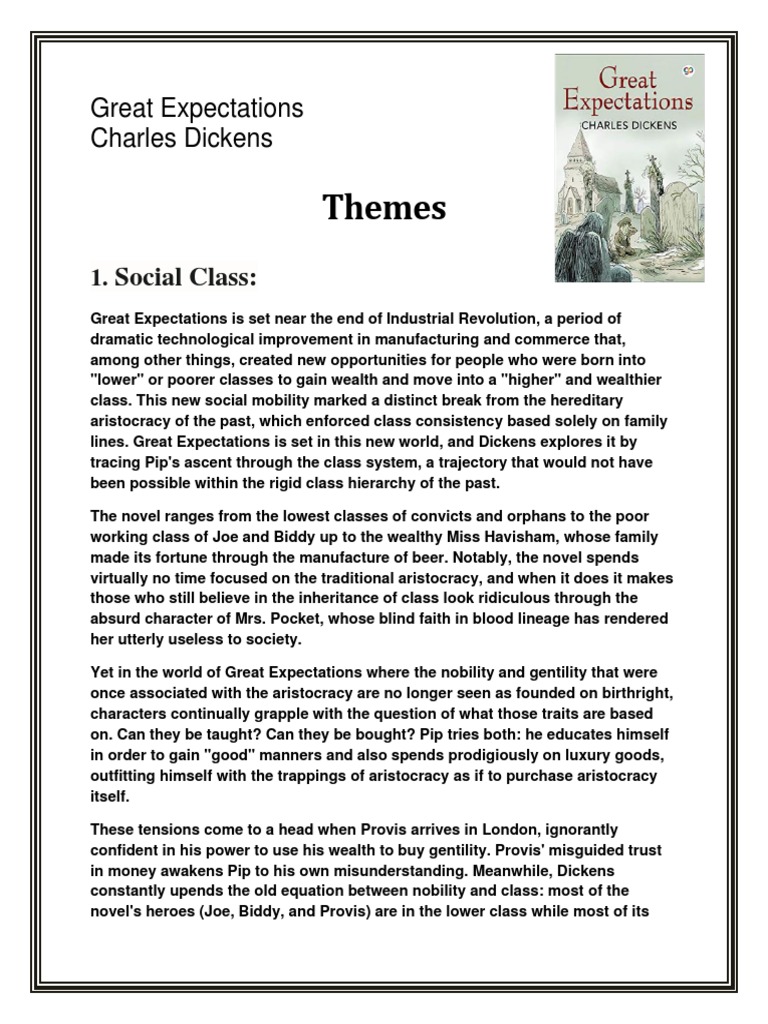 Great Expectations Themes | Download Free PDF | Great Expectations