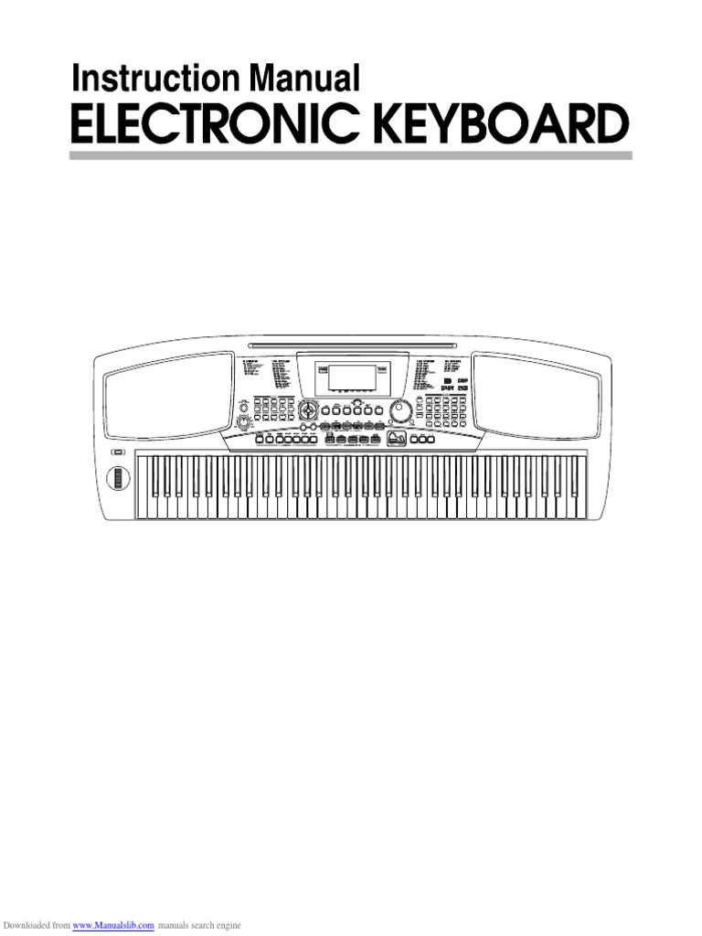 Medeli MC Keyboard Care Manual | PDF | Ac Power Plugs And Sockets | Sound