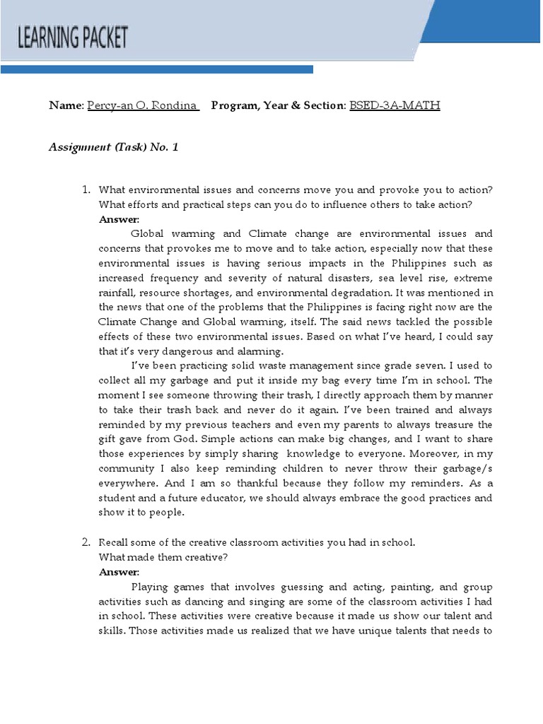 Task No.1 (Prof - Ed 7) | PDF | Teachers | Optimism Task No.1 (Prof - Ed 7) | PDF | Teachers | Optimism