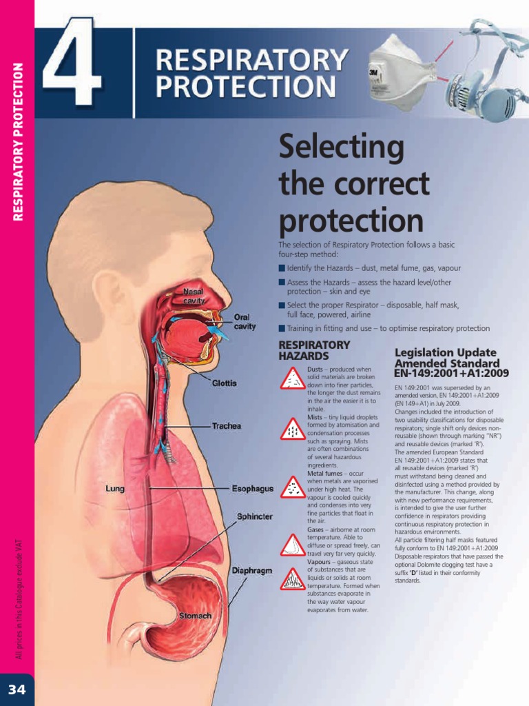 4 Respiratory - 34-63pp | PDF | Occupational Safety And Health | Chemistry